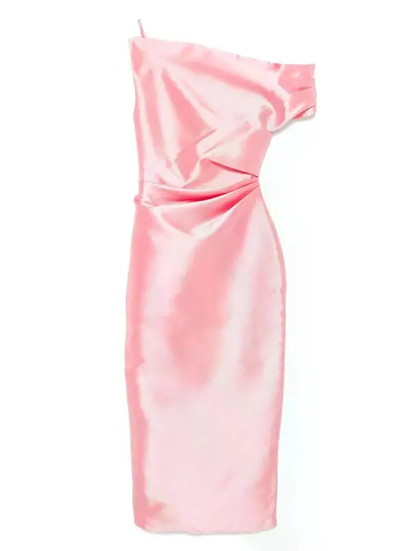 Solace London Ellison Midi Dress - Pink