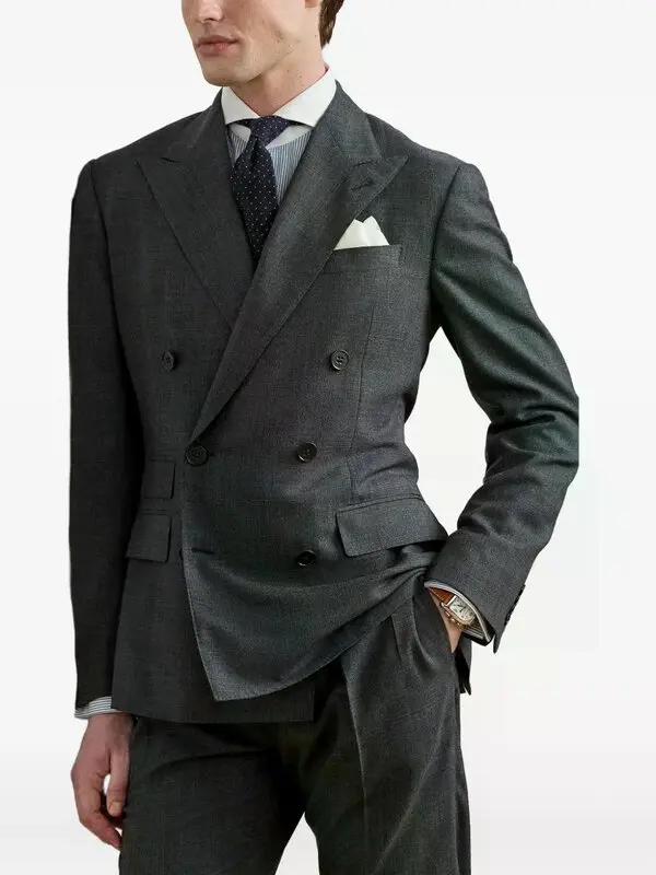 Ralph Lauren Purple Label Double-breasted Tailored Blazer