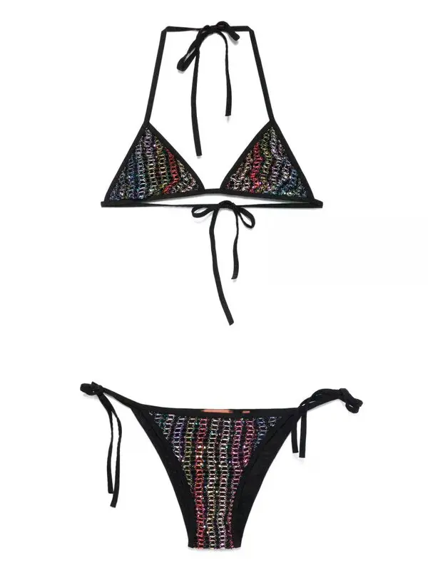 Missoni Sequin-embellished Bikini - Black