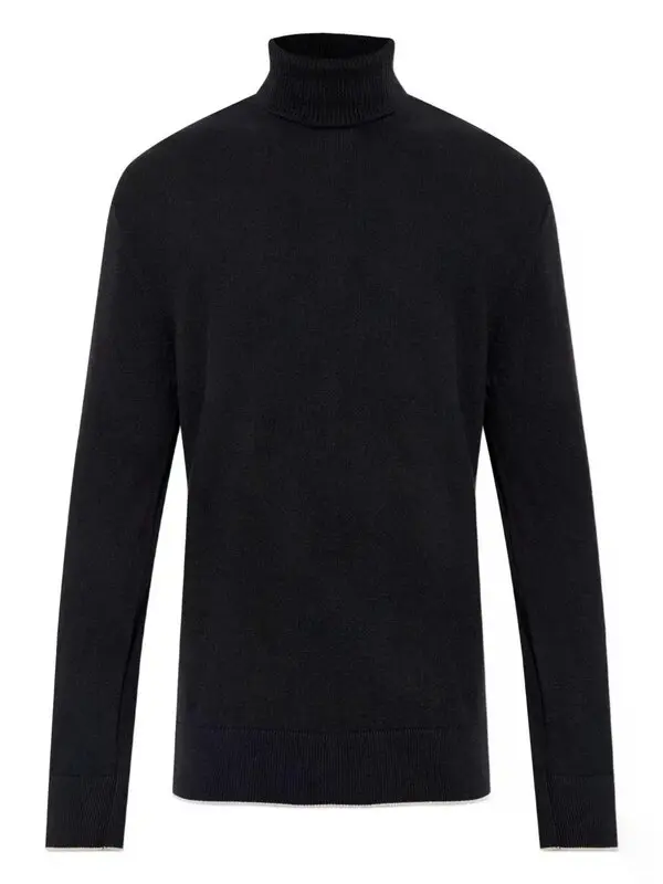 Eleventy Roll-neck Jumper - Black