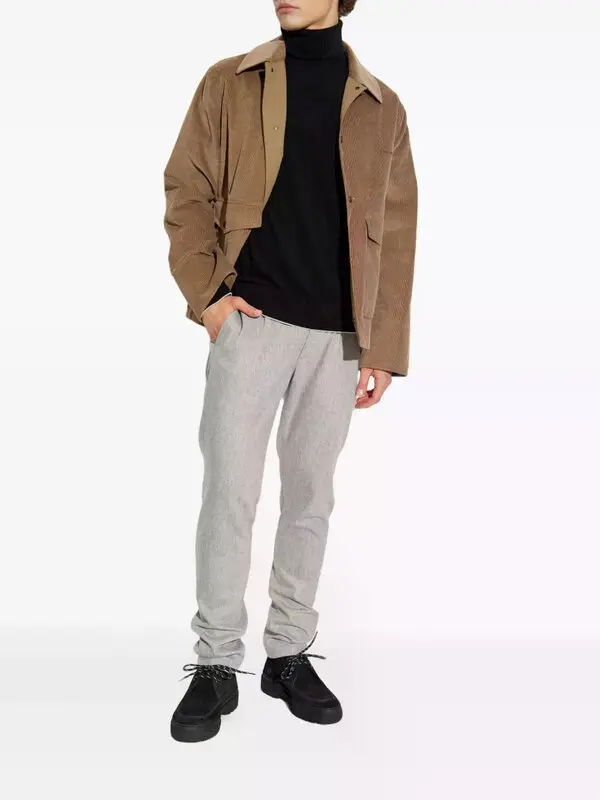 Eleventy Roll-neck Jumper - Black