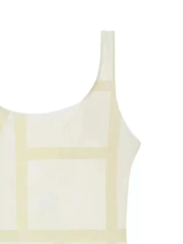 TOTEME Geometric-print One-piece Swimsuit - Neutrals