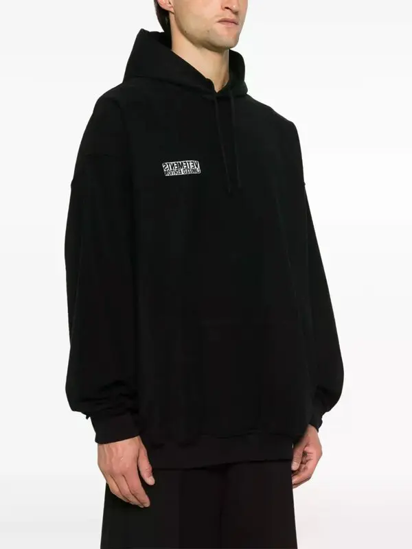 Vetements Inside Out Cotton Hoodie