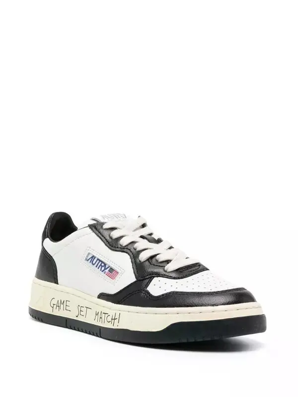 AUTRY Medalist Leather Sneakers - Black