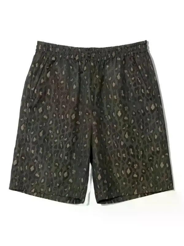 Needles Leopard-print Track Shorts
