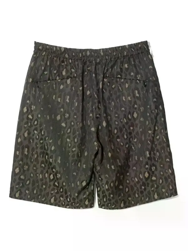 Needles Leopard-print Track Shorts