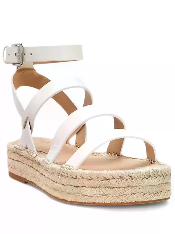 Ralph Lauren Leather Espadrille Sandals