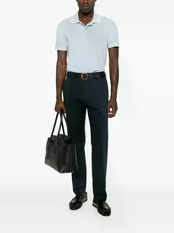 TOM FORD Cotton Trousers - Blue