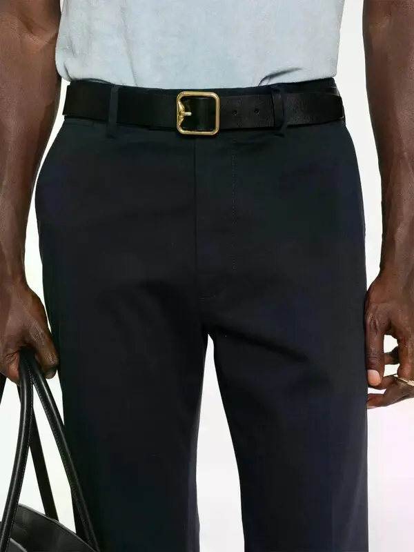 TOM FORD Cotton Trousers - Blue
