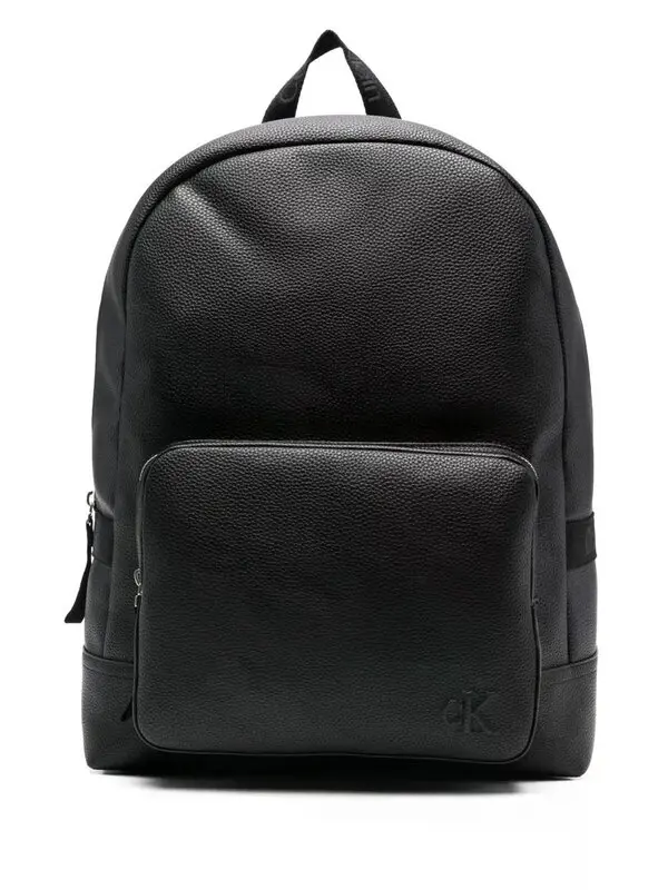 Calvin Klein Leather Backpack - Black