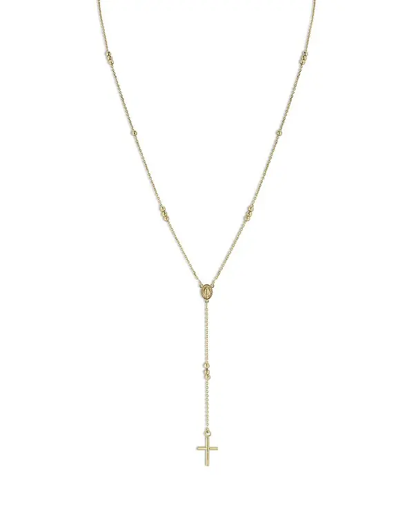 Bloomingdale'S 14k Yellow Rosary Lariat Necklace - Gold