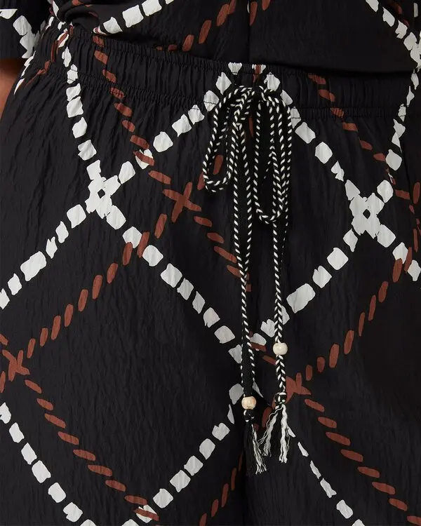 ESTELLE Printed Wide Leg Pants