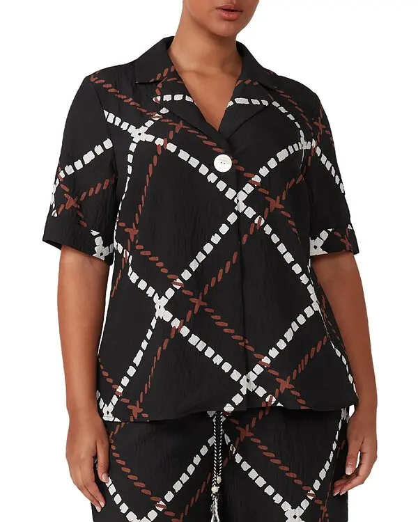 ESTELLE Printed Resort Top