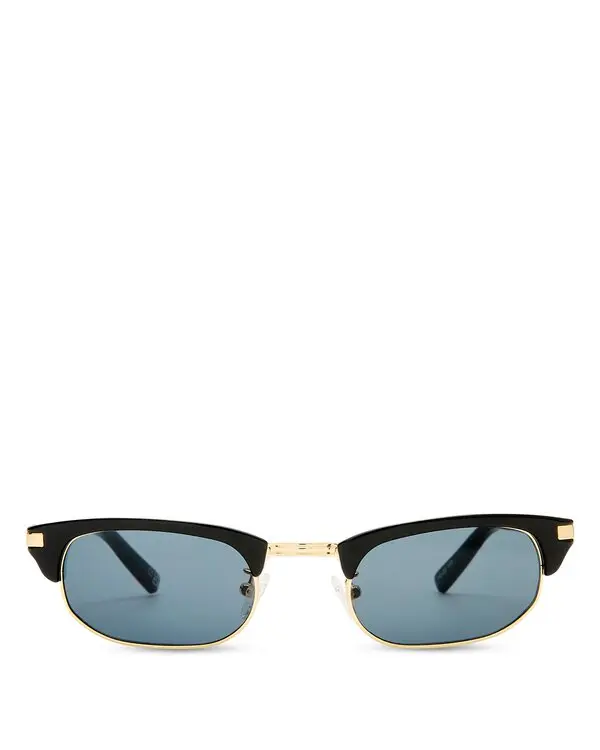 Le Specs Nightingale D-frame Sunglasses 51mm - Black