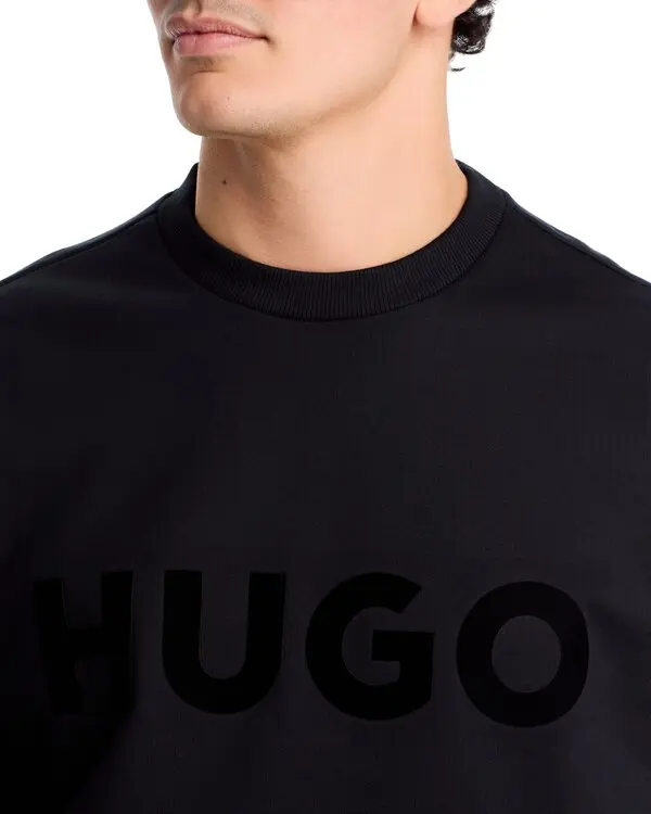 Hugo Denix Oversized Logo Sweatshirt - Black