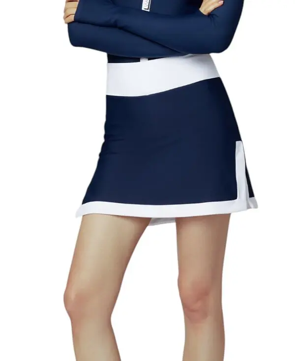 WATSKIN Tennis Skirt - Navy/white