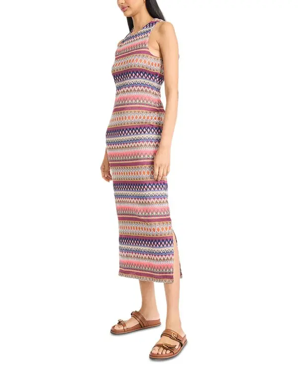 THE GOOD JOURNEY Sleeveless Crocheted Midi Dress