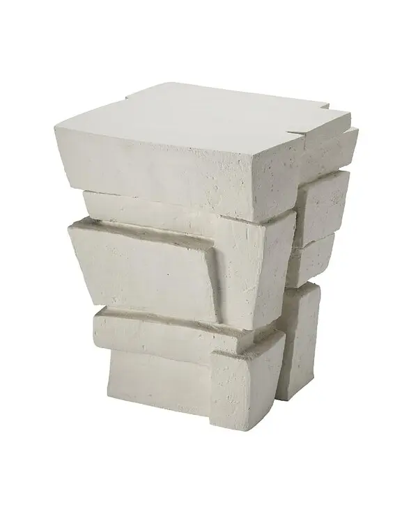 JAMIE YOUNG CO. Brick Side Table - Cream White