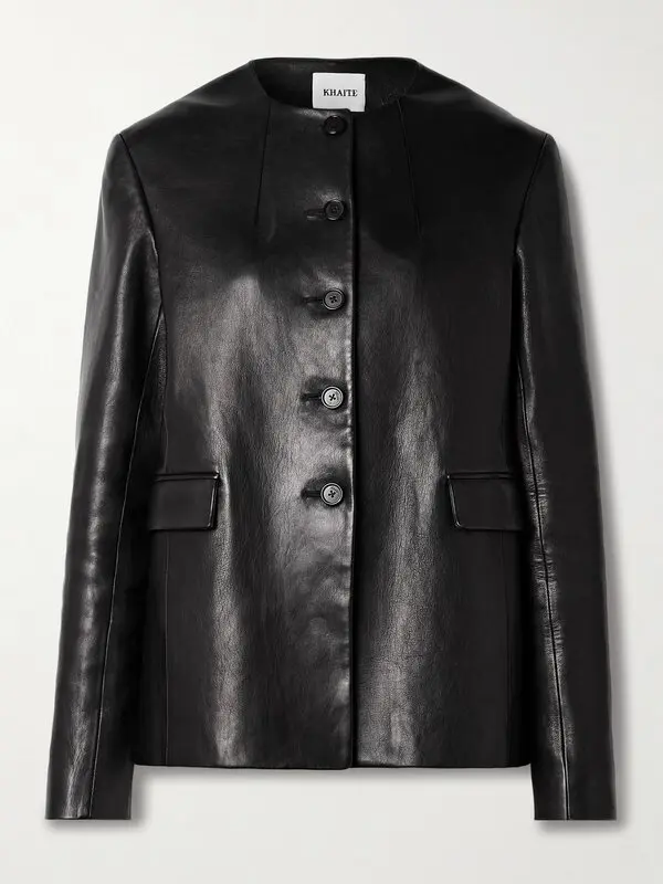 Khaite Jameson Leather Jacket