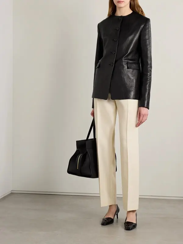 Khaite Jameson Leather Jacket