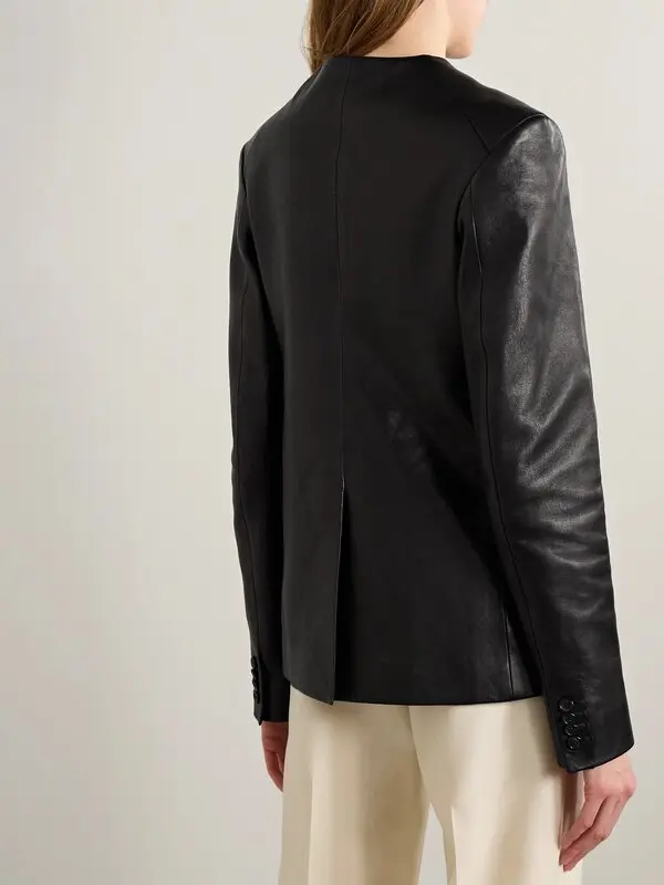 Khaite Jameson Leather Jacket