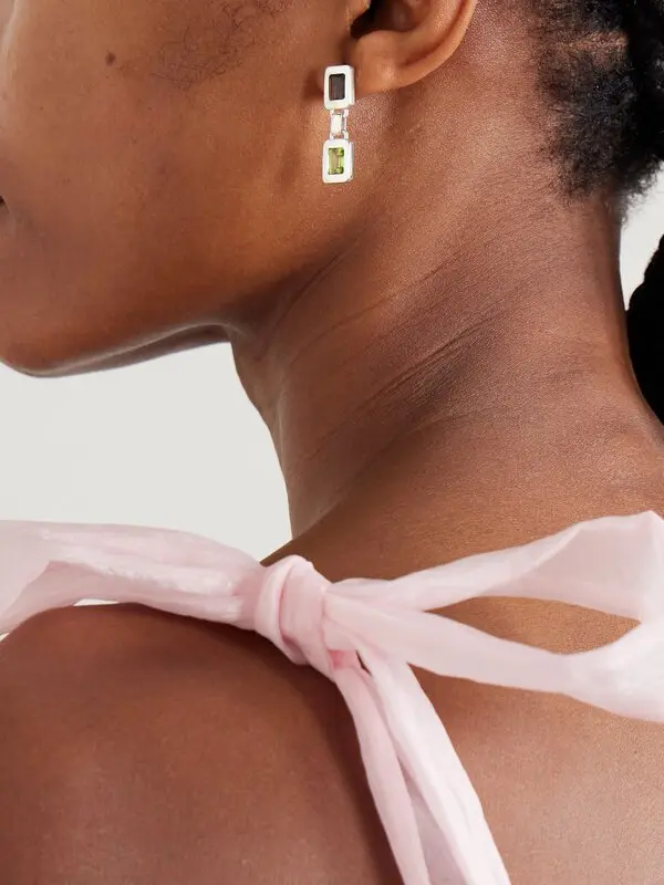 LOREN STEWART Roca Link Multi-stone Earrings