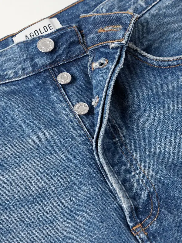 AGOLDE Luna High-rise Barrel-leg Jeans - Blue