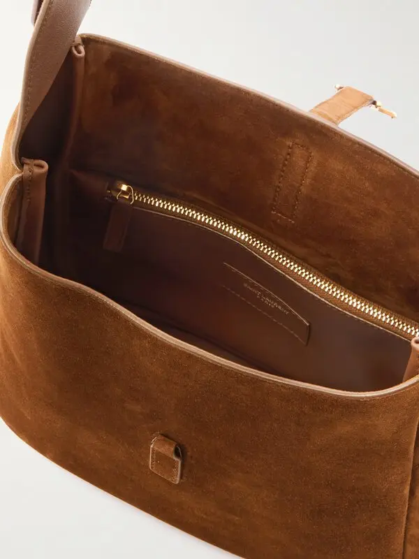 Saint Laurent Le 5 À 7 Supple Small Suede Shoulder Bag