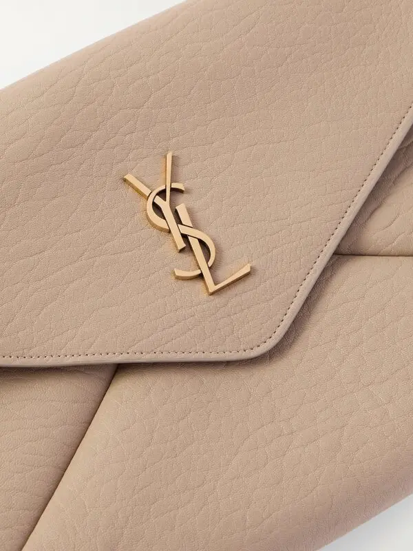 Saint Laurent Cassandre Large Clutch - Gray