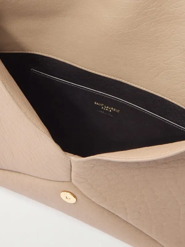 Saint Laurent Cassandre Large Clutch - Gray