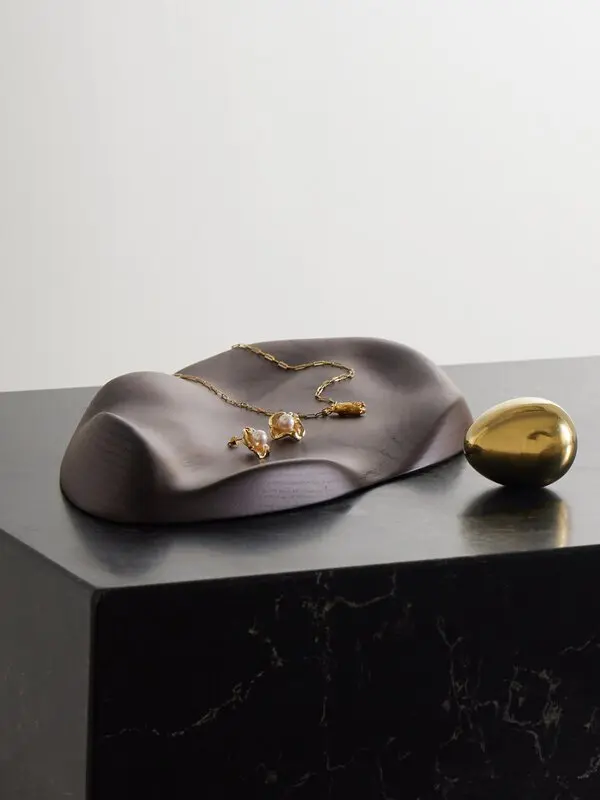 FOURTH STREET Ripple Large Wood Catchall