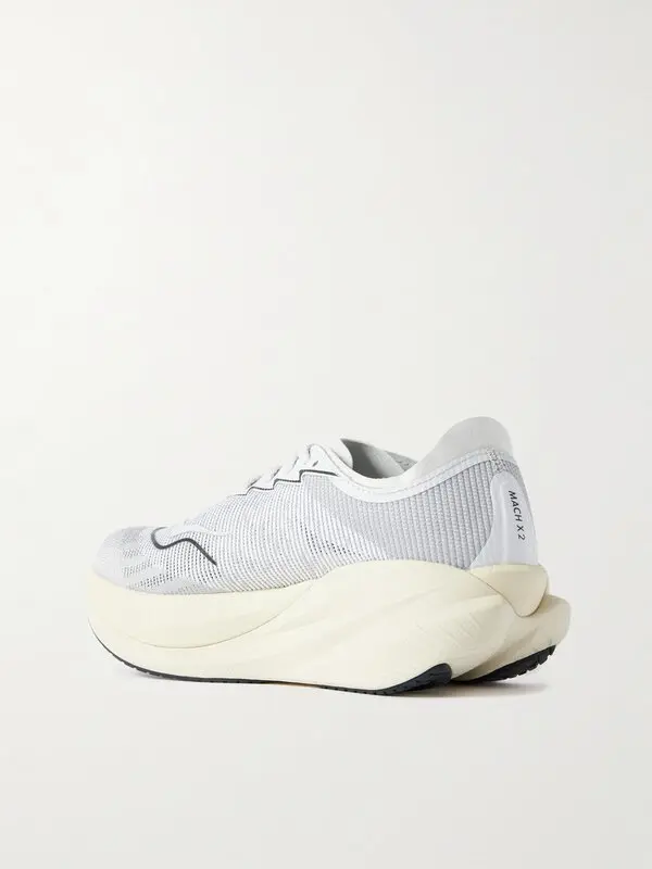 HOKA® Rubber-trimmed Mesh Sneakers - Gray