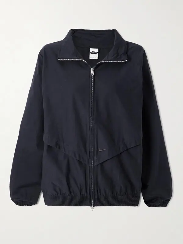 Nike Windrunner Embroidered Cotton-blend Twill Jacket
