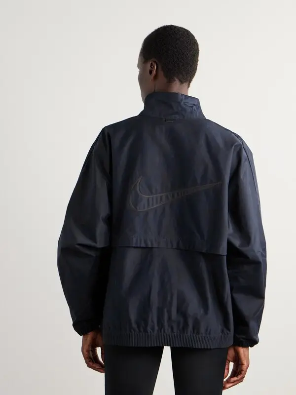 Nike Windrunner Embroidered Cotton-blend Twill Jacket