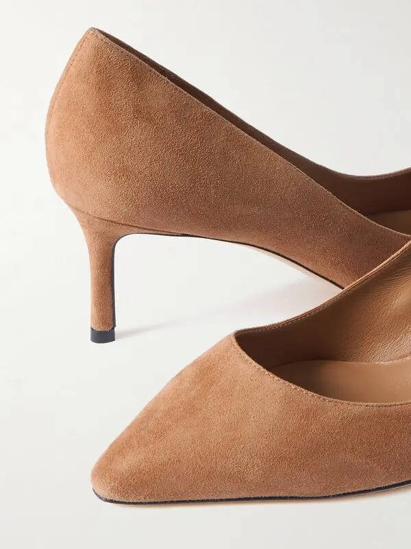 JIMMY CHOO Romy 60 Suede Pumps - Brown