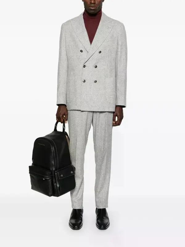 Brunello Cucinelli Double-breasted Blazer - Grey