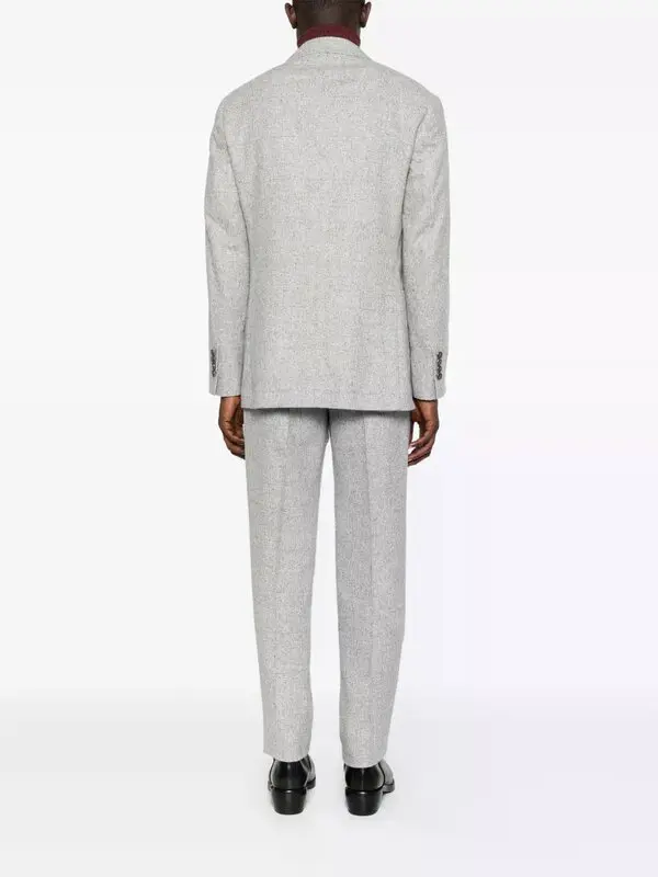 Brunello Cucinelli Double-breasted Blazer - Grey