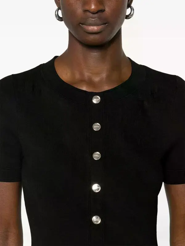 Sandro Pleated Mini Dress - Black