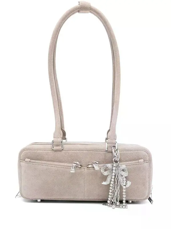 SELF-PORTRAIT Bow-detail Tote Bag - Grey