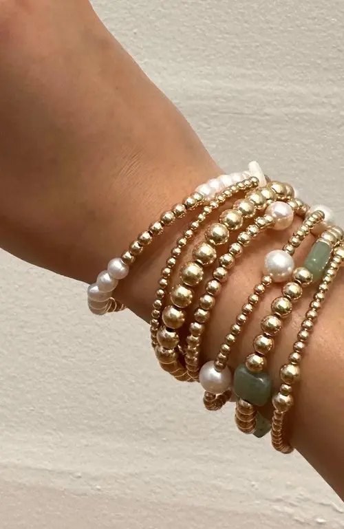 LITTLE SKY STONE Elliot Pearl Bead Bracelet