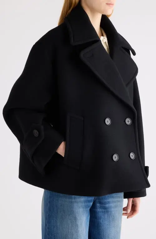 Chloé Oversized Double-breasted Wool-blend Coat