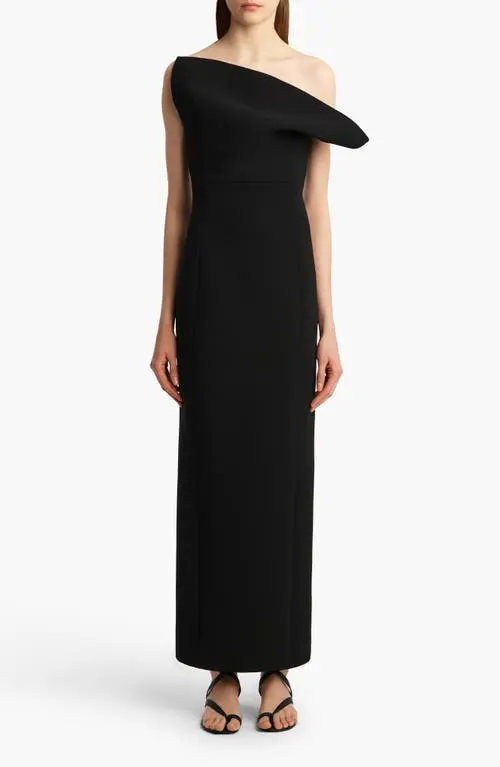 Khaite Cato Double Face Crepe Dress