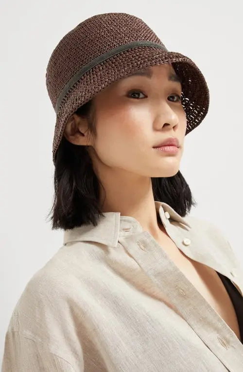 Brunello Cucinelli Bucket Hat With Monili