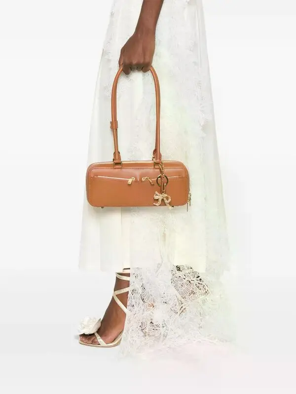 SELF-PORTRAIT Crystal-embellished Bow Tote Bag