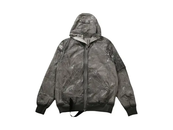 Rick Owens Bomber Imbottito Gimp Flight Jacket