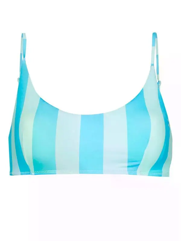 MC2 SAINT BARTH Judy Bikini Top - Blue