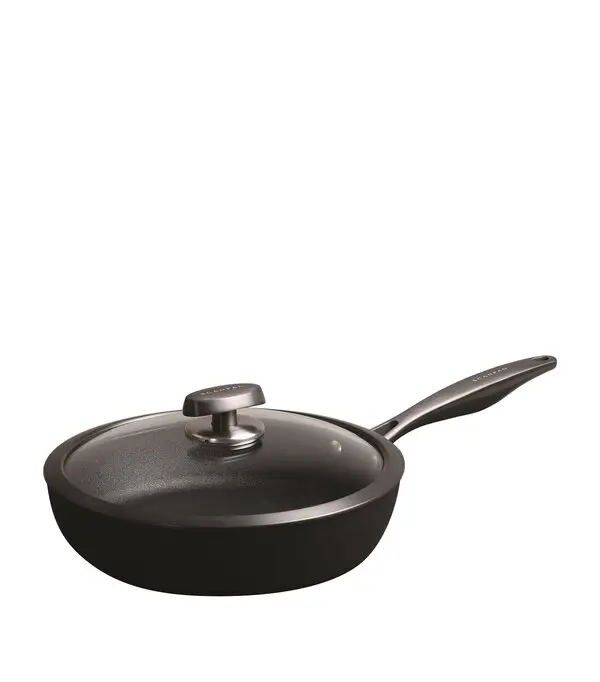 SCANPAN Pro Sb+ Sauté Pan With Lid - Black
