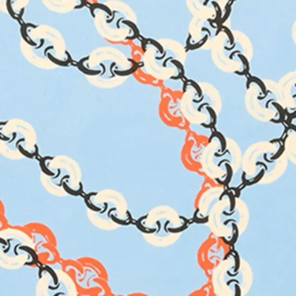 Loewe Silk Donut Chain Scarf