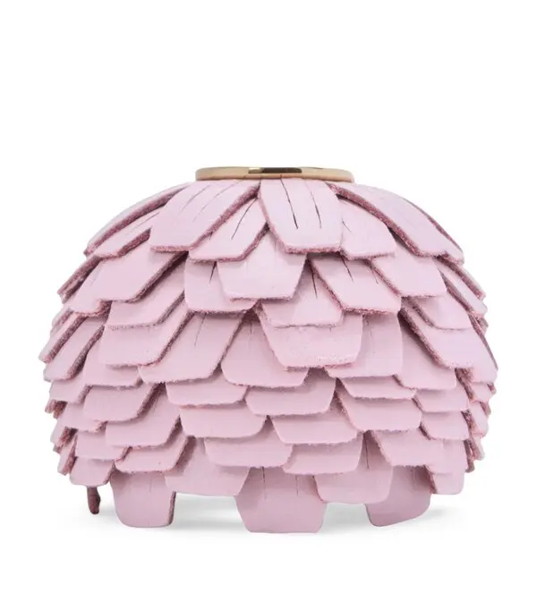 Loewe Calfskin Flower Personalisation Charm - Pink