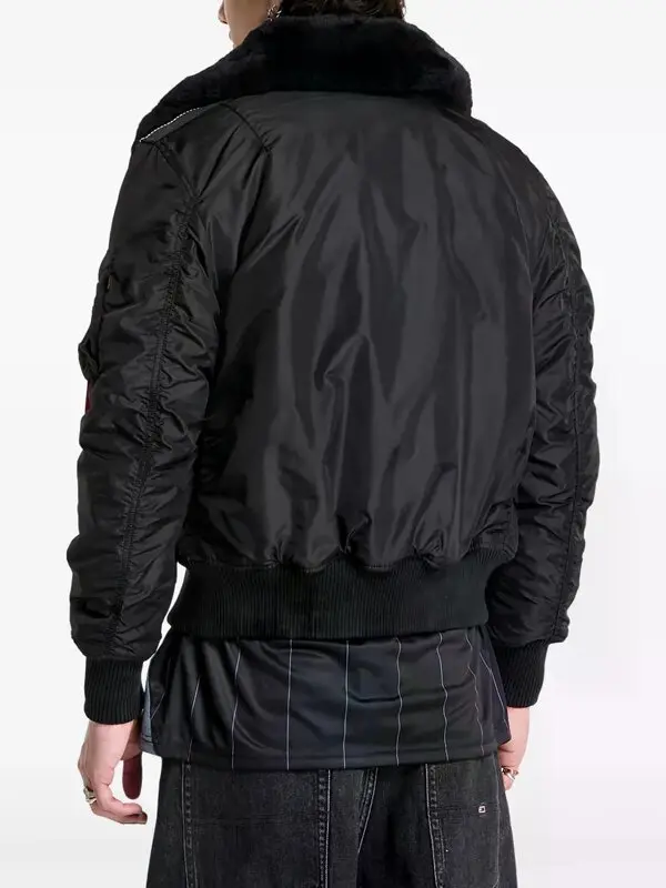Alpha Industries Shearling Collar Bomber Jacket